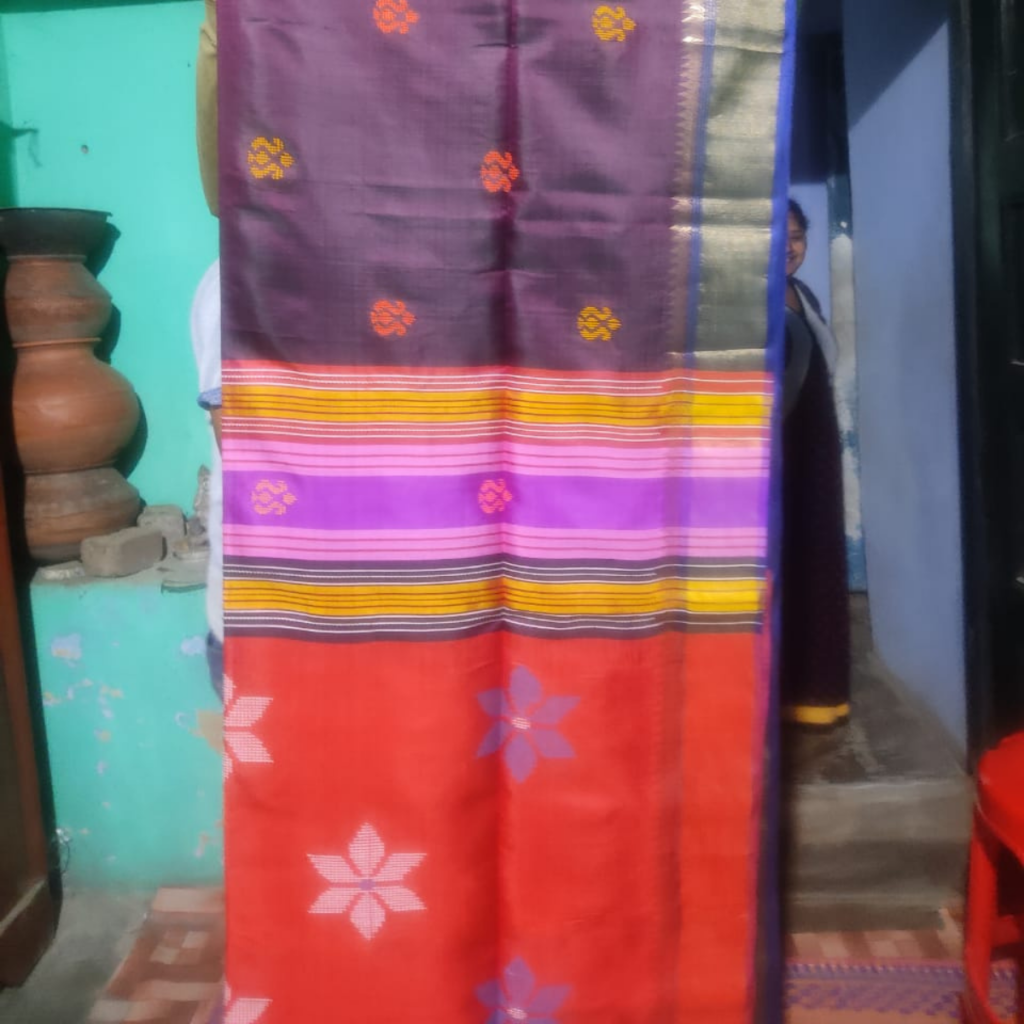 Wholesale Handloom Pure Silk Biswa Bangla Saree. - USRA