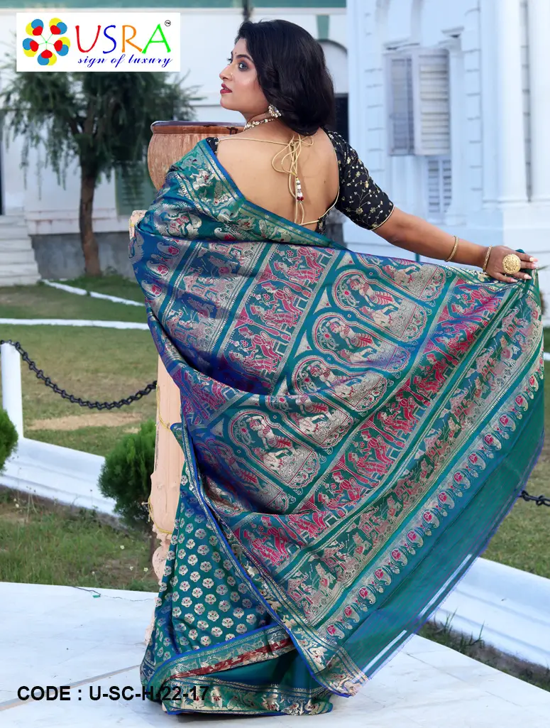 Swarnachari Silk Sarees Online | USRA
