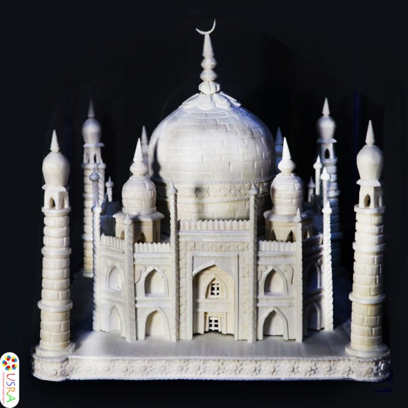 HANDCRAFTED DECORATIVE SHOLA CRAFT TAJ MAHAL – usra.in