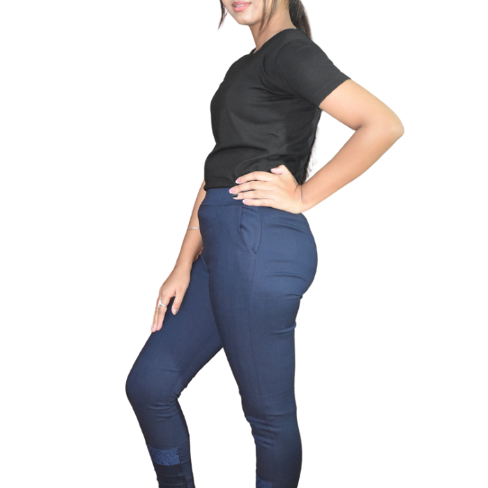 Navy Palazzo Pants for Women - USRA