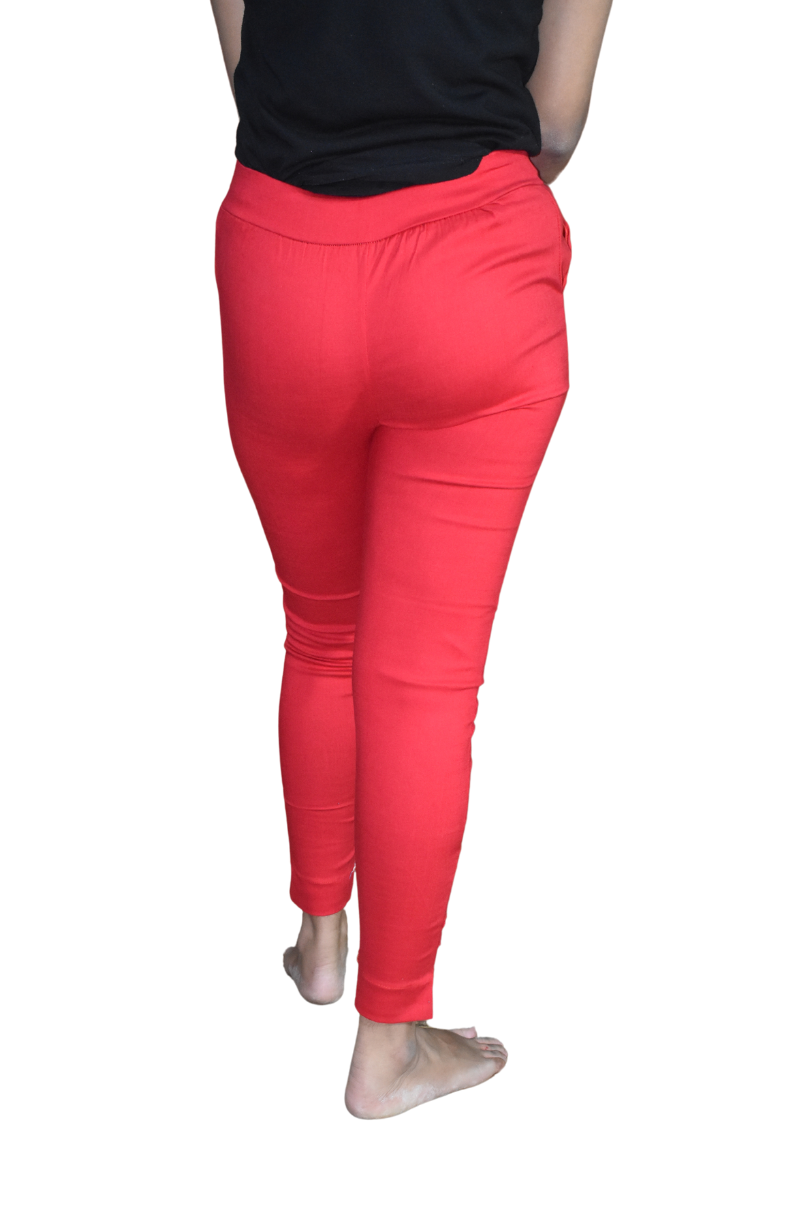 Red Palazzo Pants for Women - USRA